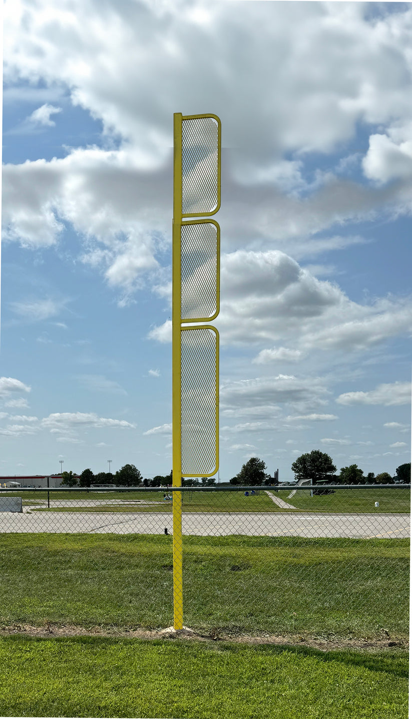 Aluminum foul & fair poles – bisoninc